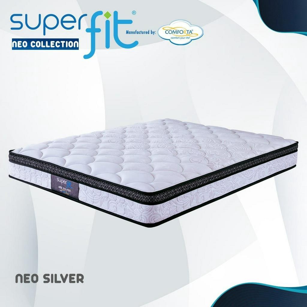 Jual Spring Bed Super Fit Neo Silver Matras Only | 90x200/100x200 ...