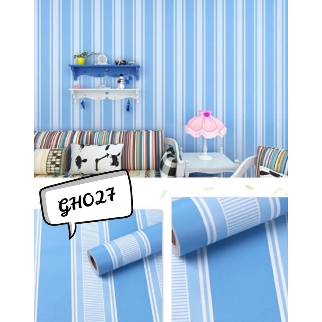 Jual Wallpaper Dinding Motif Dan Karakter Stiker Dinding Premium PVC Wallstiker Uk 45cm x 8 ...