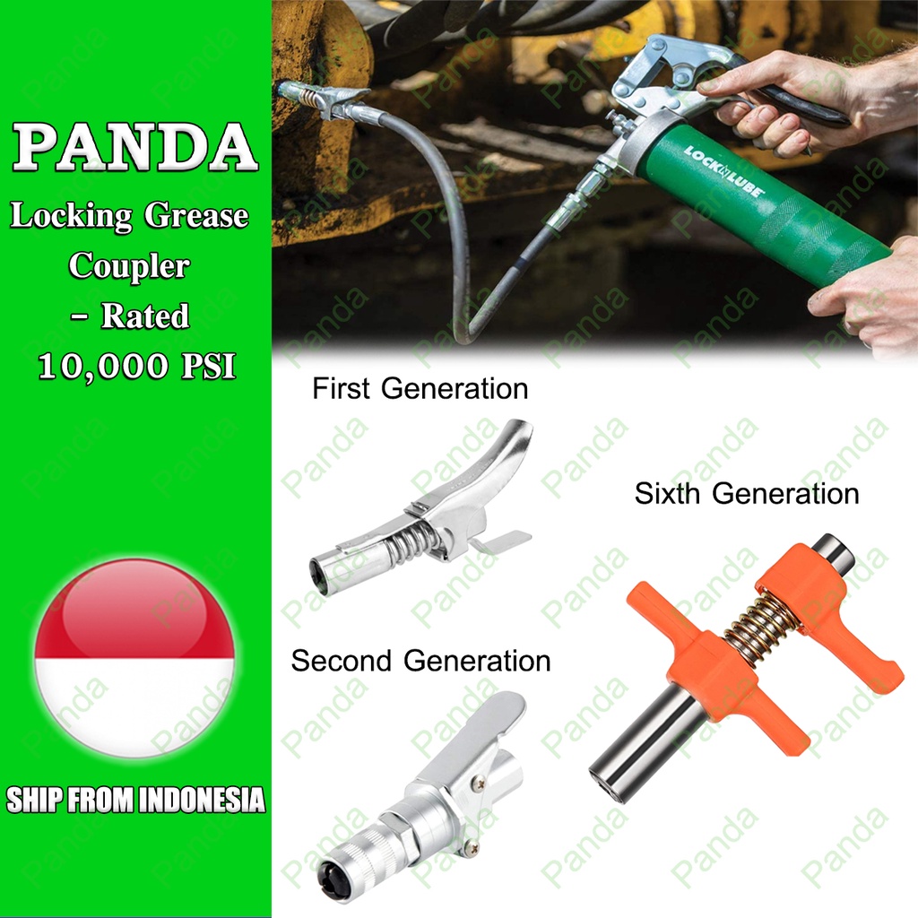 Jual Kepala pompa grease gun Mudah dikunci Ujung selang pompa gemuk ...
