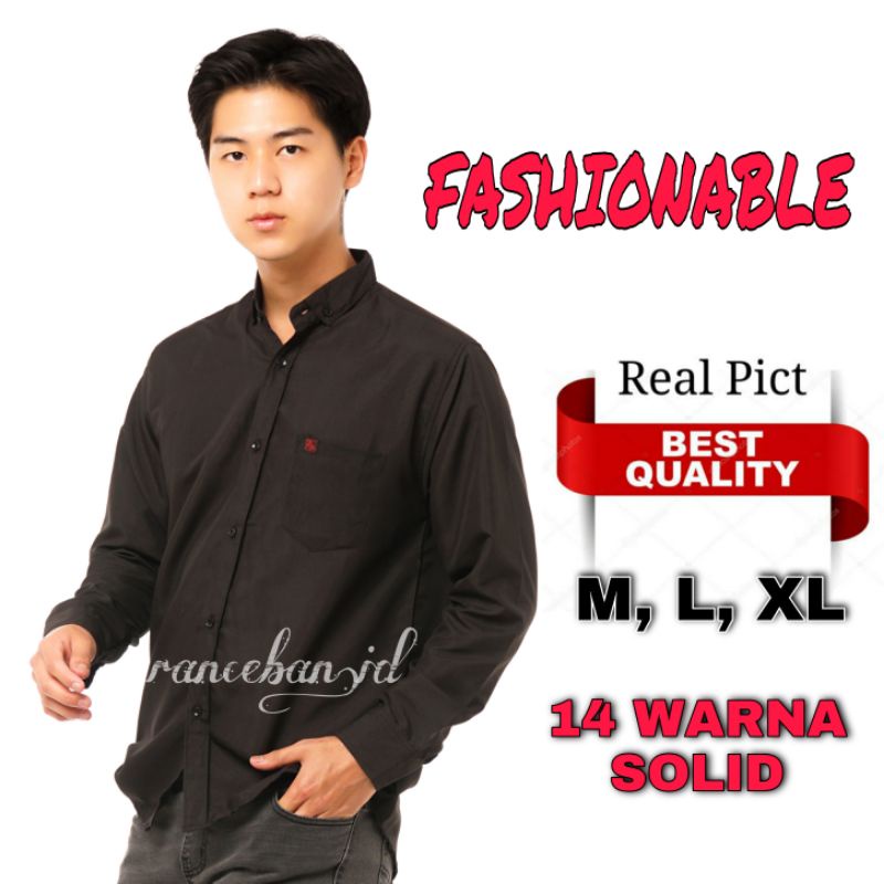 Jual Kemeja Hitam Polos Pria Hem Pria Hitam Polos Baju Hem Pria Lengan ... Jual Kemeja Hitam Polos Pria Hem Pria Hitam Polos Baju Hem Pria Lengan ...