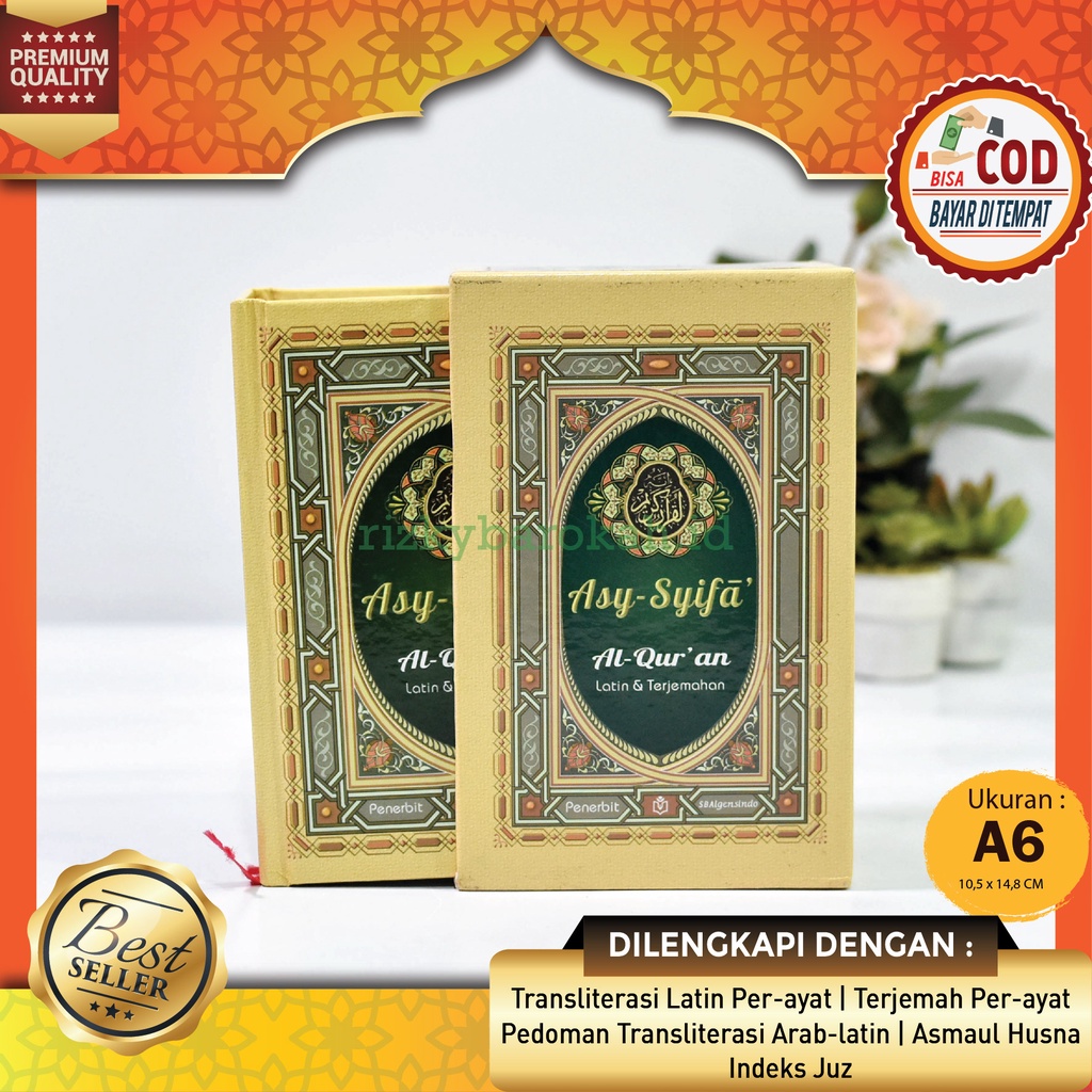 Jual Mushaf Al Quran Asy-Syifa A6 Kecil Arab Latin & Terjemahan Perayat ...