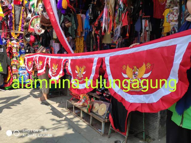 Jual Umbul umbul bendera rontek garuda buat teras rumah kantor | Shopee ...