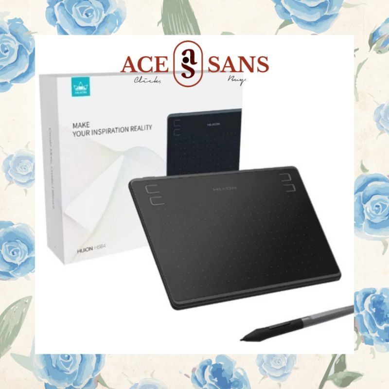 Jual Drawing Tablet Huion HS64 HST640 Graphic Drawing Pen Tablet ...