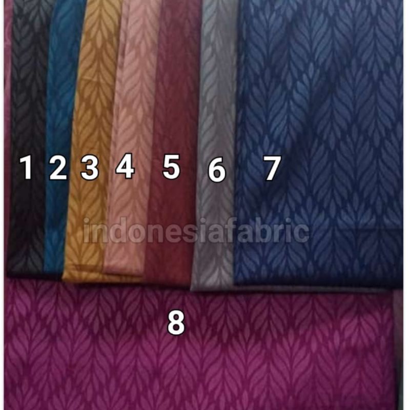 Jual Kain Bahan Meteran Wolfis Embos Woolpeach Emboss motif Ariana ...