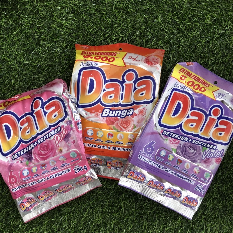 Jual DAIA DETERGEN SABUN CUCI BAJU - 245gr | Shopee Indonesia