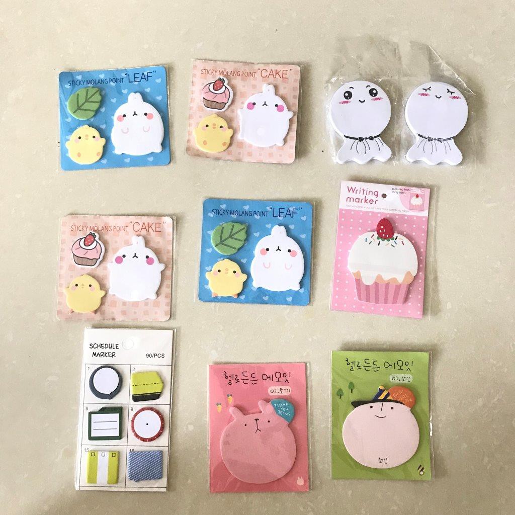 Jual Sticky notes lucu memo mini post it lucu post it mini | Shopee ...