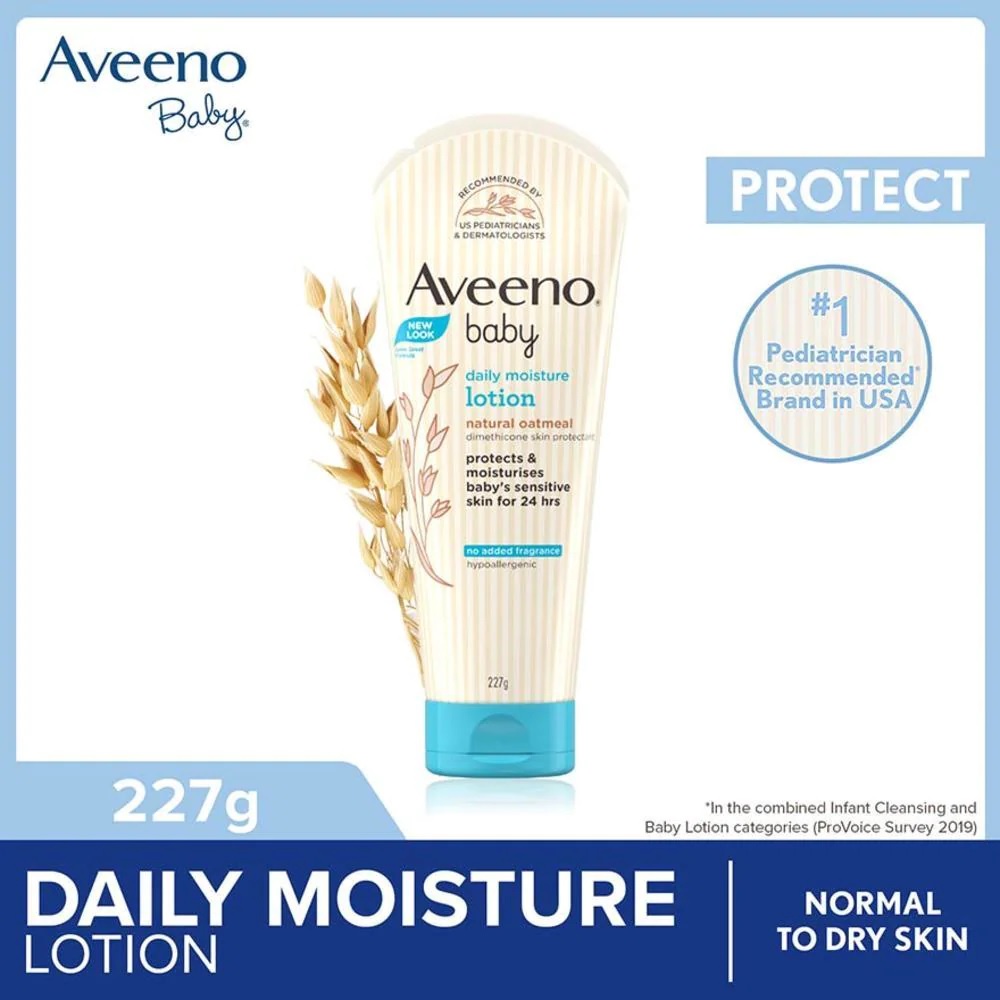 Jual Aveeno Baby Daily Moisture Lotion 227g | Shopee Indonesia