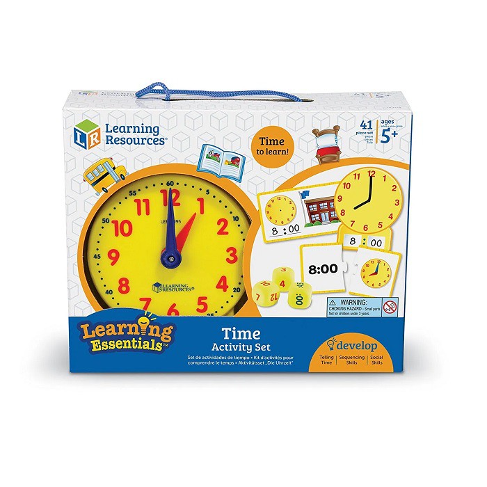 Jual Learning Resources Time Activity Set Pretend And Play Teaching ...