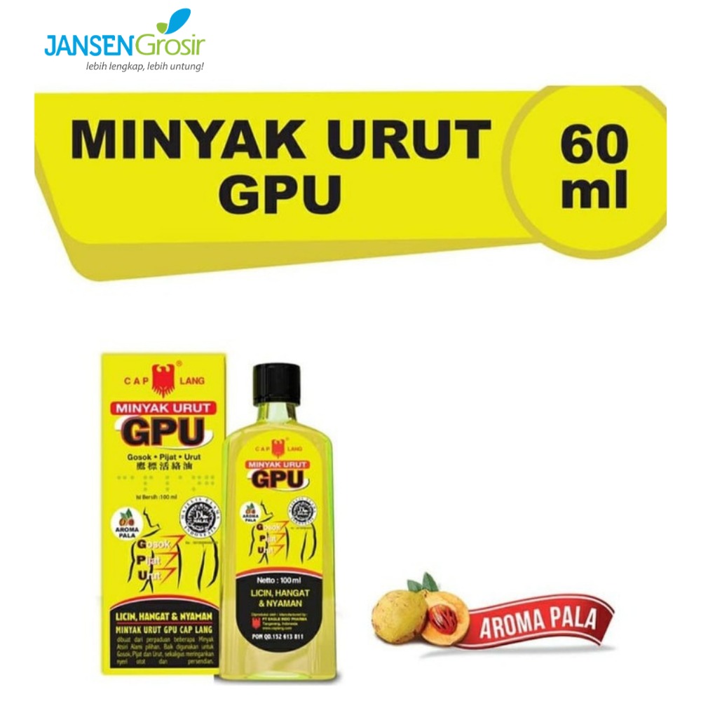 Jual Cap Lang GPU Minyak Pala (60ml) | Shopee Indonesia