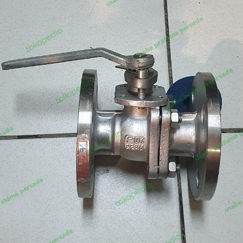 Jual Ball Valve Flange Jis 10K SS316 1 1/2" / Flange Stainless CF8M DN 40 usahaprat44 Juara ...