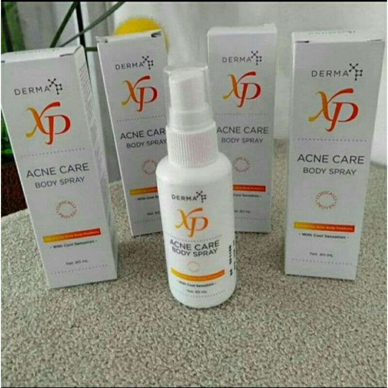 Jual Derma XP Acne Care Body Spray – 60 ml (Mengobati & Mencegah ...