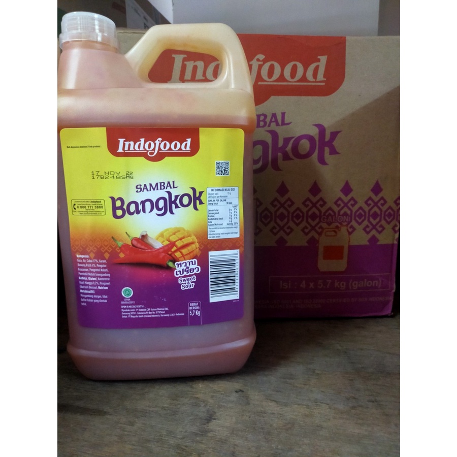 Jual Indofood Sambal bangkok Galon | Shopee Indonesia