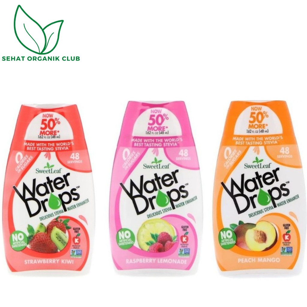 Jual Wisdom Natural SweetLeaf Water Drops Stevia Strawberry Kiwi ...