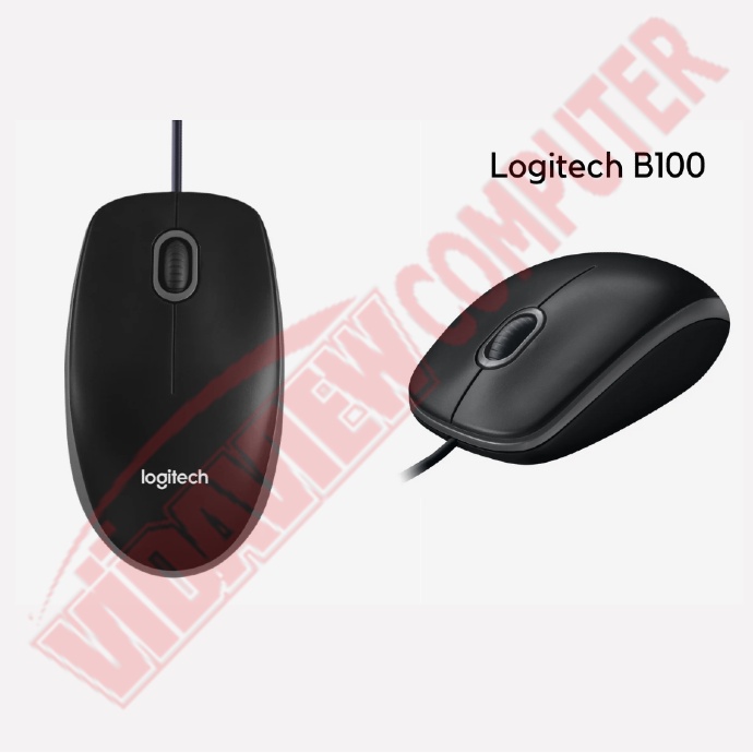 Jual MOUSE LOGITECH B100 USB ORIGINAL/OPTICAL MOUSE USB BERGARANSI ...