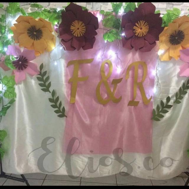 Jual A-S/Huruf inisial 31,5x19,5/huruf inisial nama/huruf backdrop ...