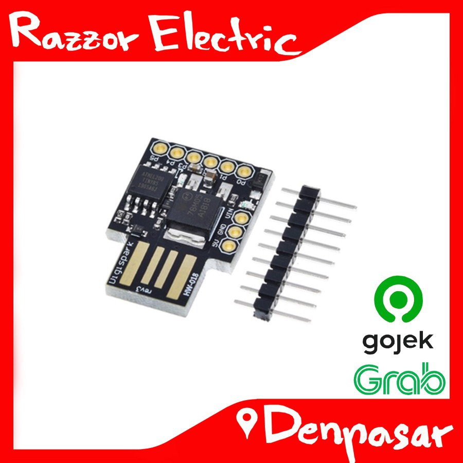 Jual Digispark ATtiny85 Mini Kickstarter Arduino Board USB AT TINY85 ...