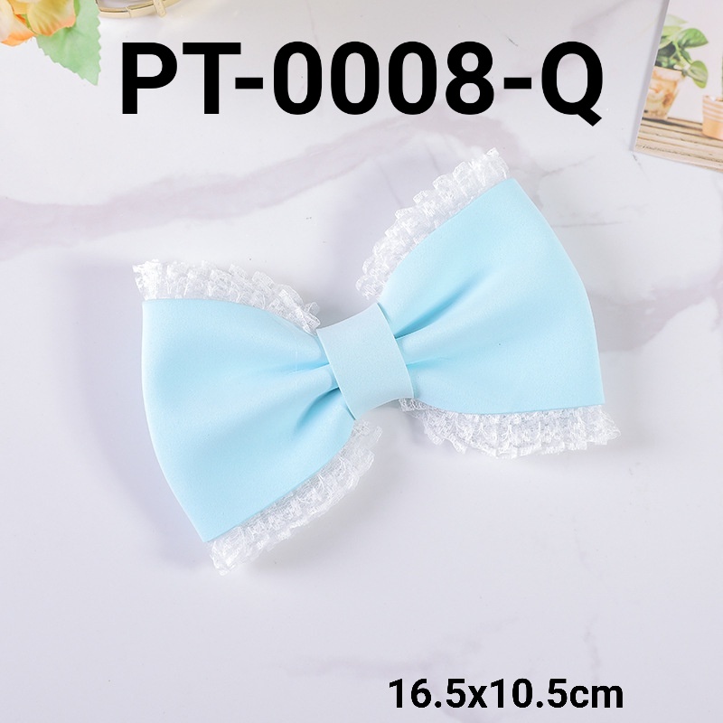 Jual GR-PT-0008 Cake topper hiasan kue pita putih pink biru ungu hitam ...