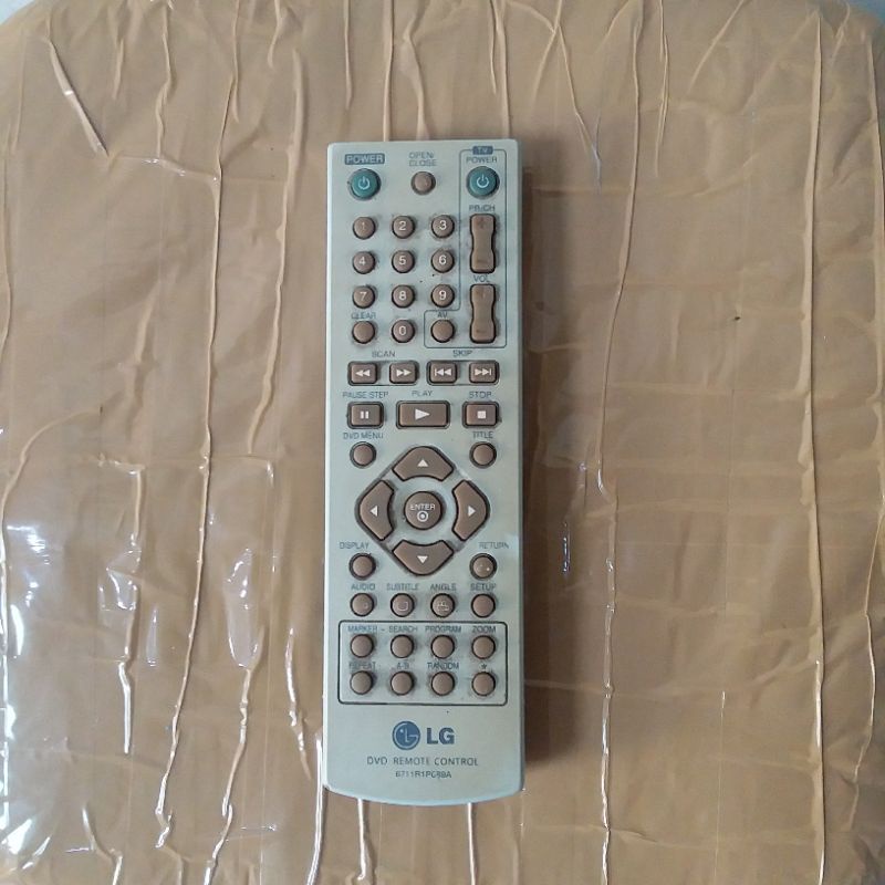 Jual REMOTE CONTROL DVD LG SERI 6711R1P089A ORIGINAL | Shopee Indonesia