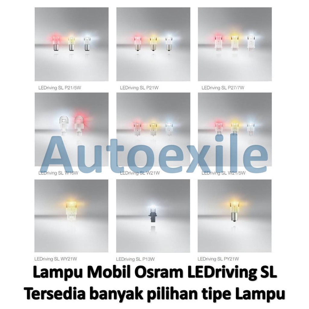Jual Osram LED T4W T10 W5W T16 W16W T20 W21/5W W21W WY21W S25 P21/5W ...