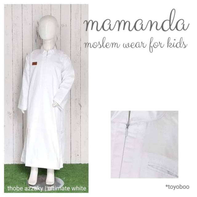 Jual Mamanda || Jubah Anak White | Shopee Indonesia