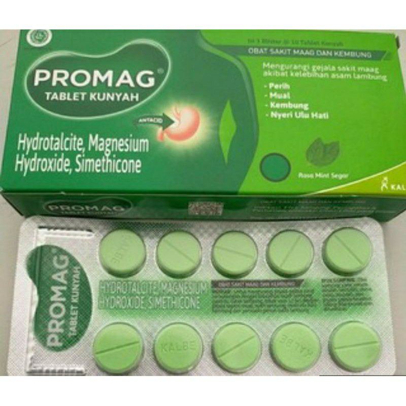 Jual OBAT SAKIT MAG PROMAG 1 STRIP ISI 10 KAPLET | Shopee Indonesia