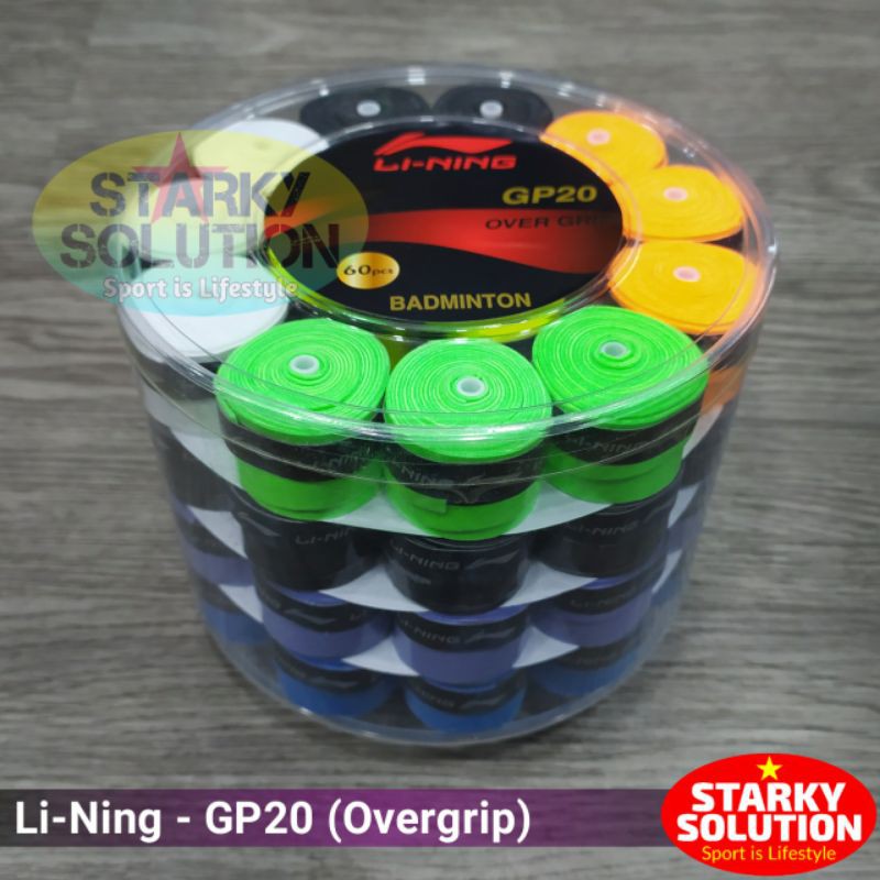 Jual Overgrip LINING GP20 SATUAN Grip Karet Tipis Badminton Tenis ...