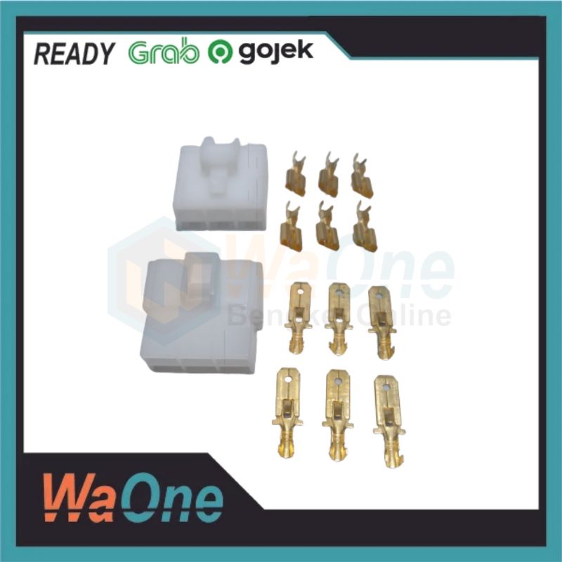 Jual Socket Konektor 6 Pin Besar Soket Kabel Mobil 6Pin | Shopee Indonesia