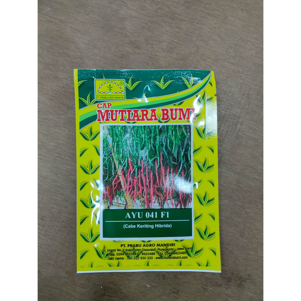 Jual BENIH CABE KERITING HIBRIDA AYU 041 F1 10 GRAM CAP MUTIARA BUMI ...