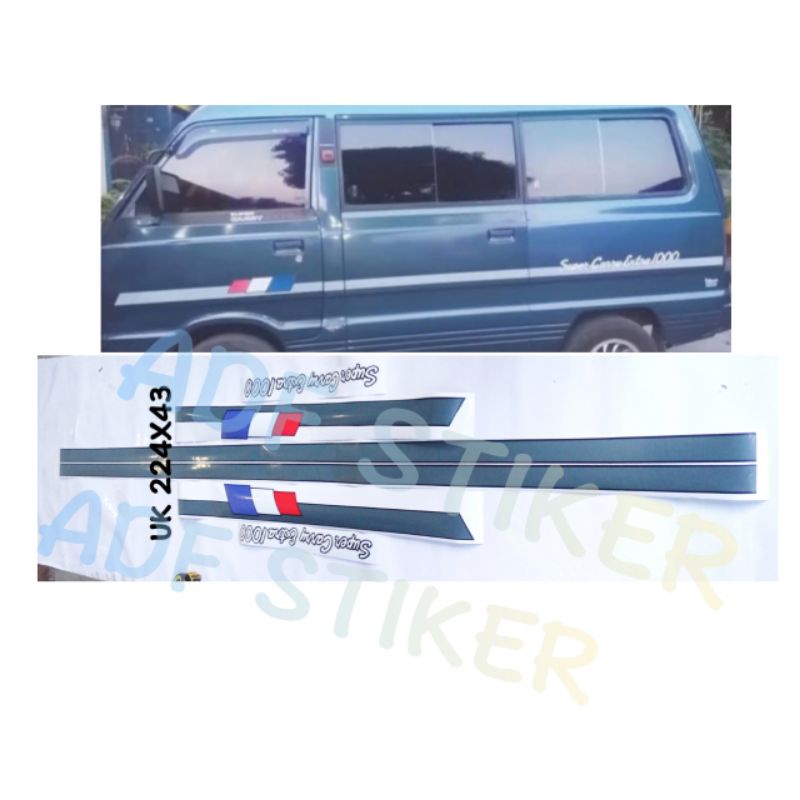 Jual Stiker List Body Suzuki Super Carry 1000 1.0 / Stiker Carry Futura ...