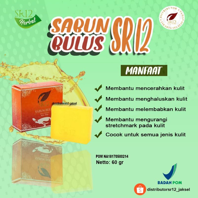 Jual Sabun Bulus SR12 Herbal Soap Original SR12 / Bulus Soap SR 12 ...
