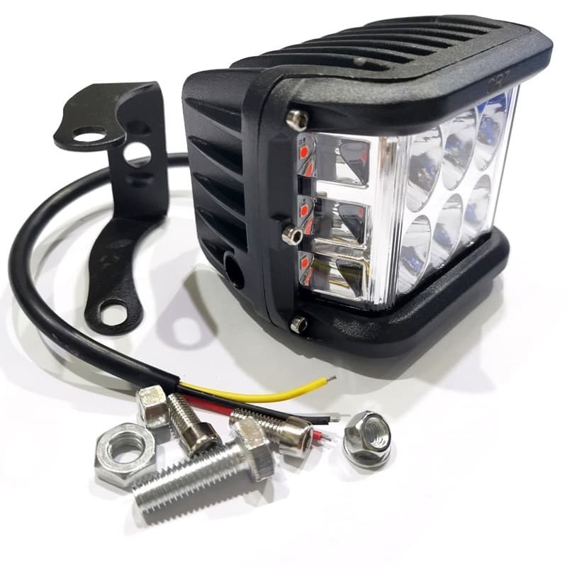 Jual LAMPU MOTOR LED 6 MATA PLUS STROBO KEDIP 4353 LAMPU SOROT ORi ...