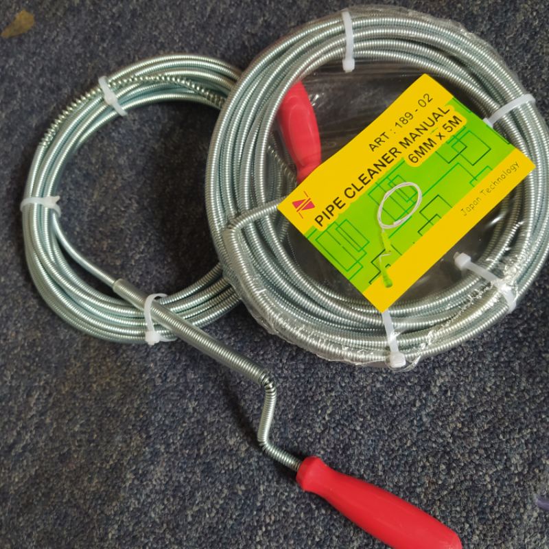 Jual kawat pembersih pipa mampet saluran air 5 meter anti sumbat ...