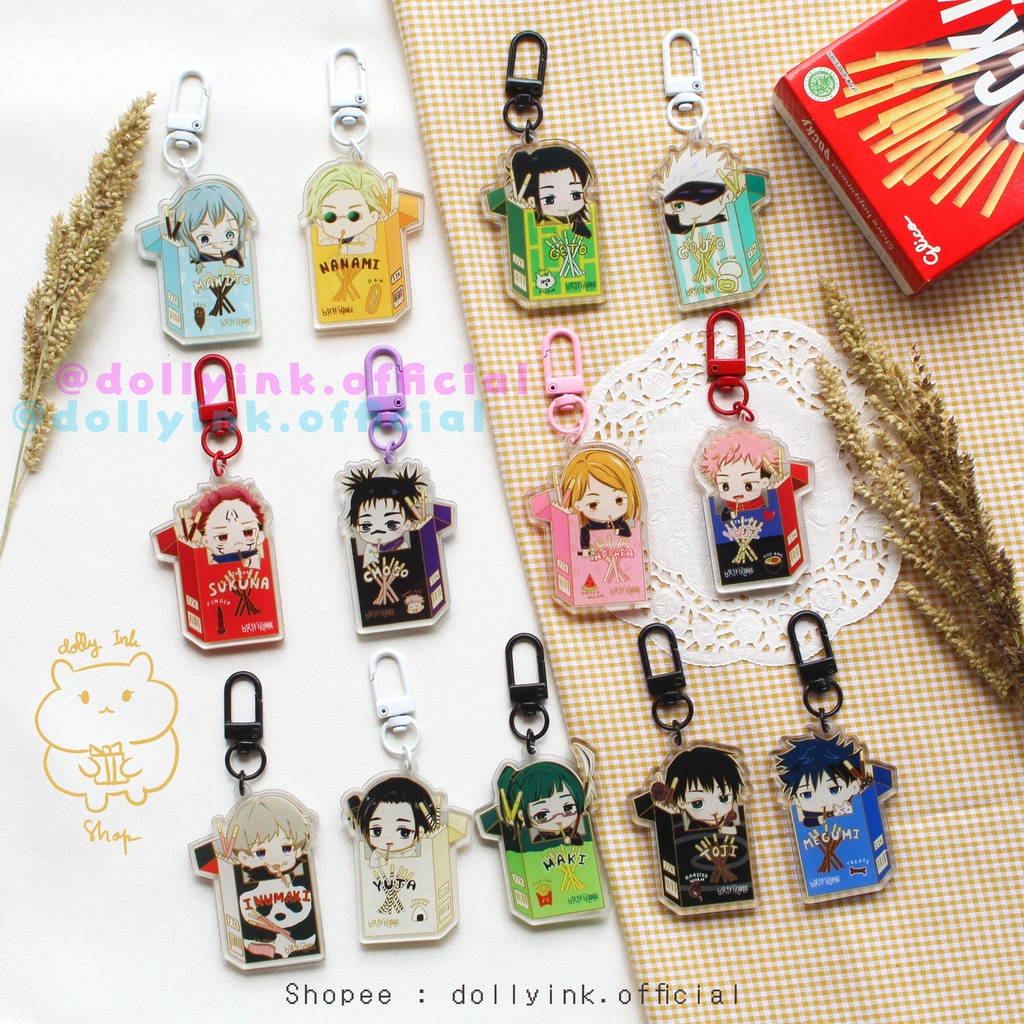 Jual [READY STOCK]Jujutsu Kaisen P♡CKY Keychain by dollyink/keychain ...