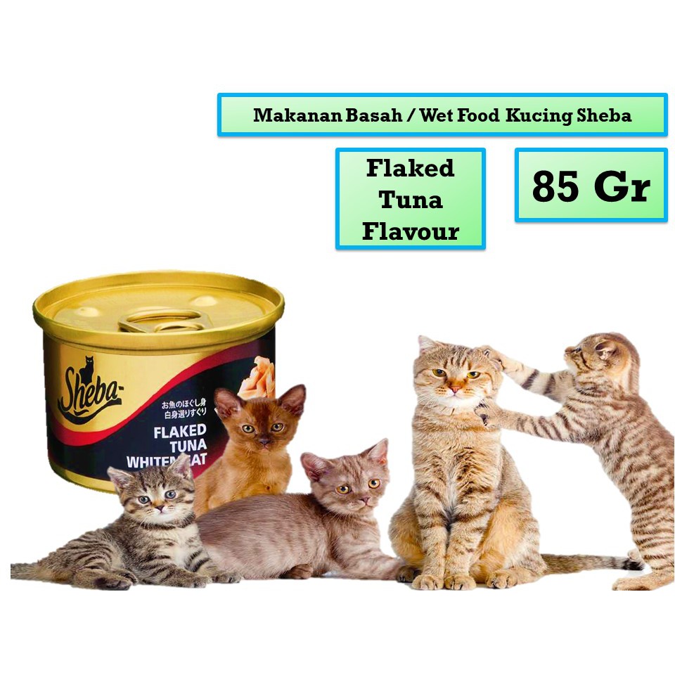 Jual Heart Petshop - Makanan Kucing Basah Sheba Kaleng 85 gram / Sheba ...