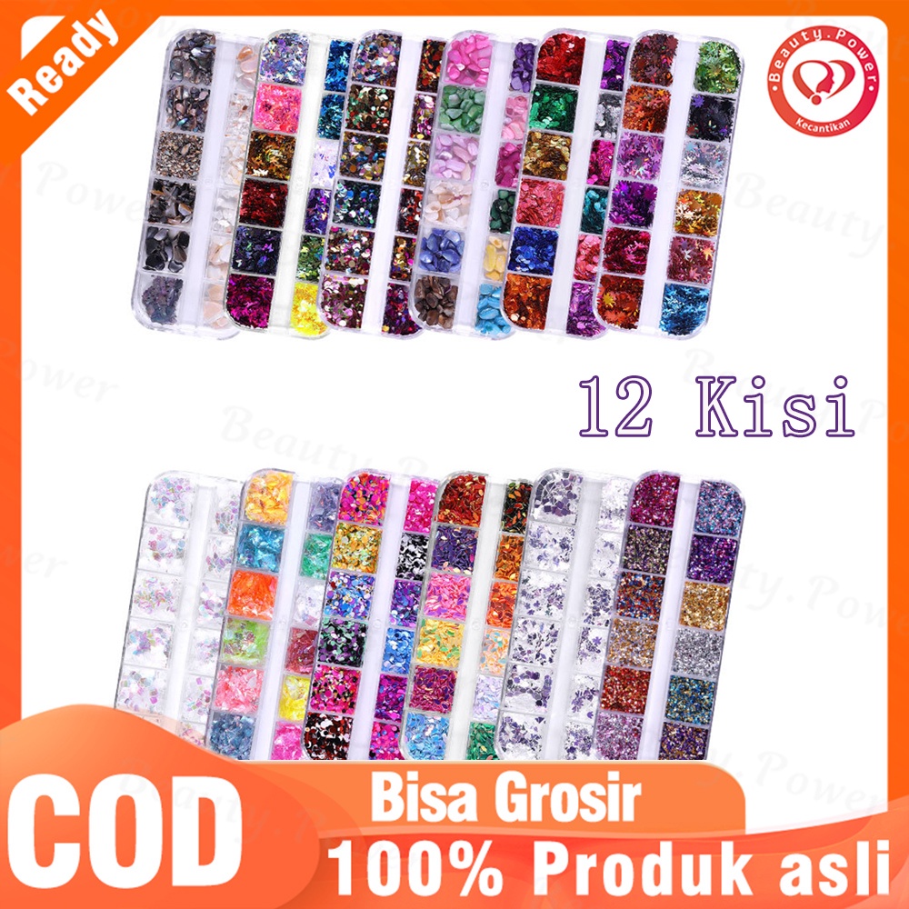 Jual Hiasan kuku bentuk Manik Manik Rhinestone Dekorasi Aksesoris Kuku Nail Art Decoration 1 Set ...