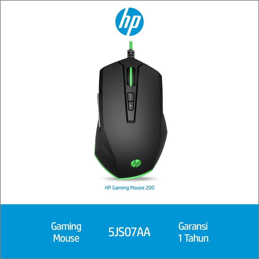 Jual HP Pavilion Gaming Mouse 200 (5JS07AA) | Shopee Indonesia