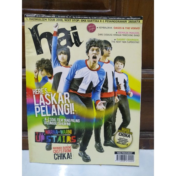 Jual Majalah Hai cover The Upstairs formasi klasik album Matraman ... Jual Majalah Hai cover The Upstairs formasi klasik album Matraman ...
