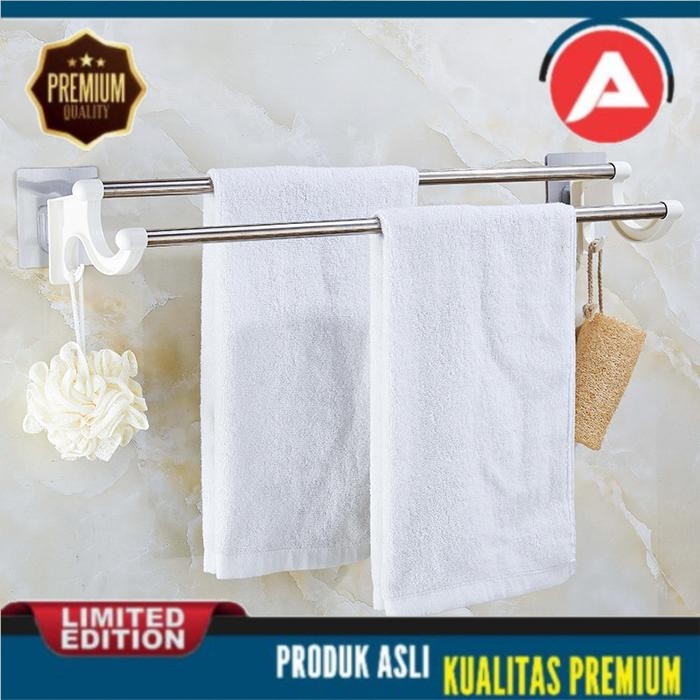 Jual GANTUNGAN HANDUK STAINLESS SERBAGUNA DIDINDING KERAMIK | Shopee ...