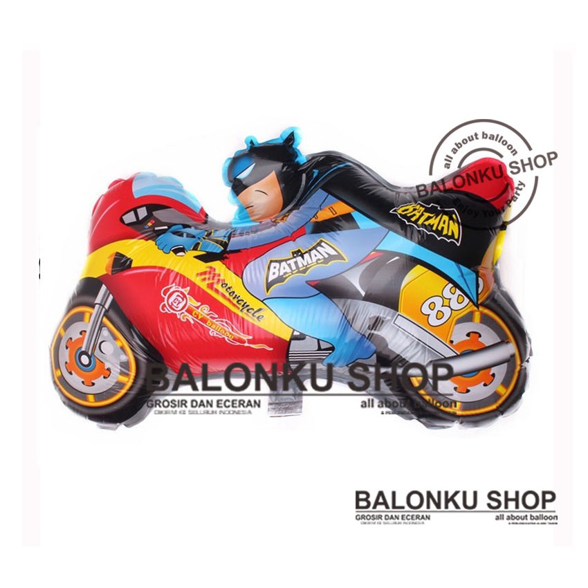 Jual Balon Foil Motor Batman / Balon Batman Motor / Balon Batman ...