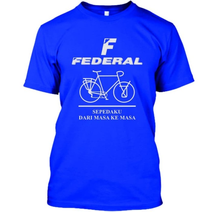 Jual KAOS BAJU 30S DISTRO FEDERAL SEPEDA GOWES POLOS CUSTOM INDONESIA ...