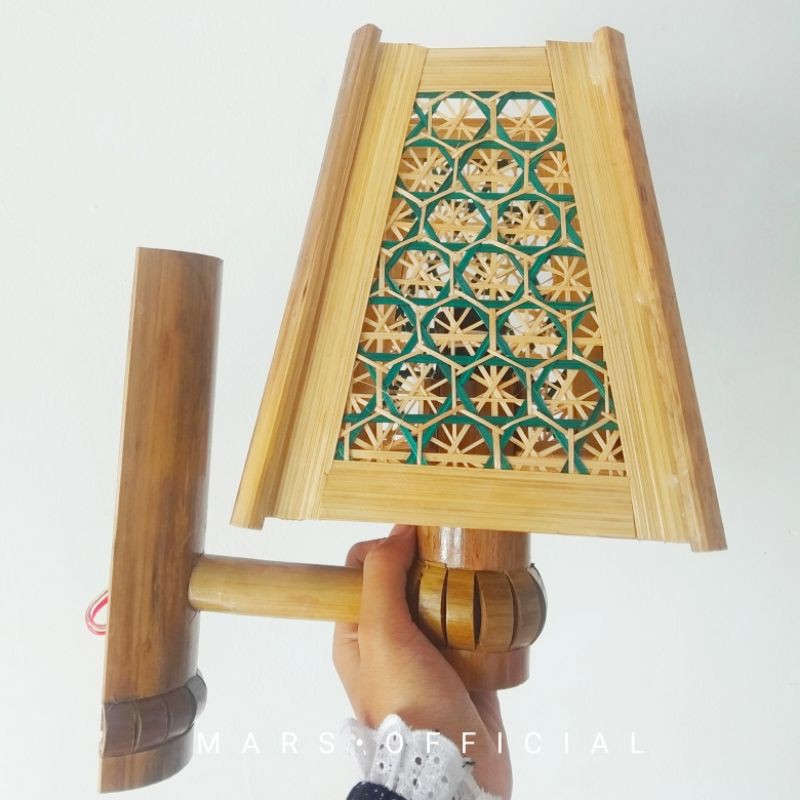 Jual Lampu Hias Bambu Tempel / Hiasan Lampu Tempel Bambu / Hiasan Lampu ...
