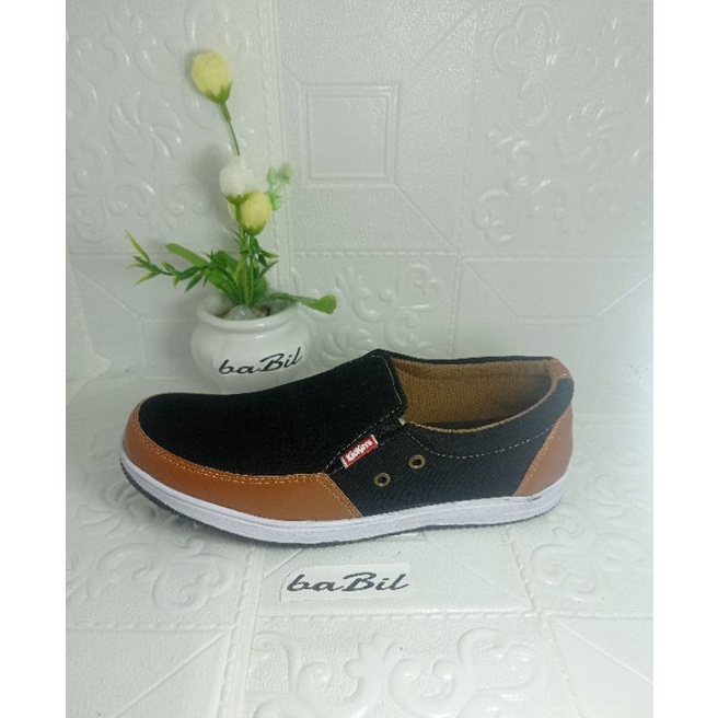 Jual sepatu casual pria sepatu slip on pria sepatu formal sepatu slop ...