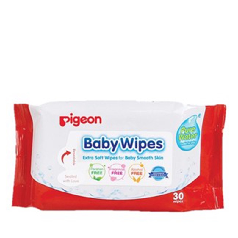 Jual Pigeon Tisu Basah Bayi Pure Water 30s 290gr | Shopee Indonesia