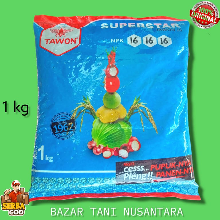 Jual Pupuk NPK cap tawon pupuk 16-16-16 pupuk ijo pupuk lengkap tanaman ...