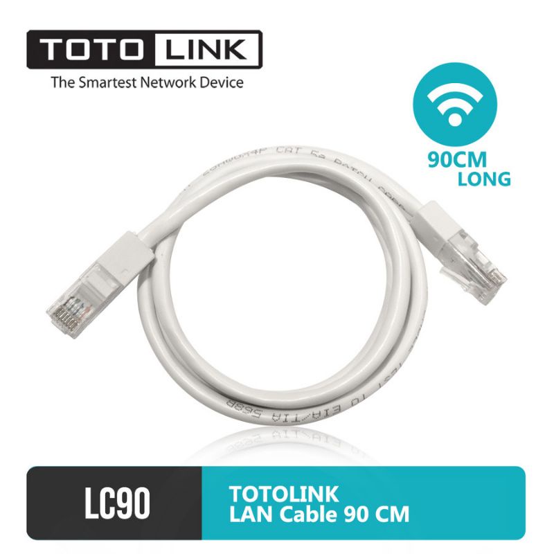 Jual Kabel LAN TOTOLINK Gigabit Original Wifi Router Cable 90 cm 8 Pin ...