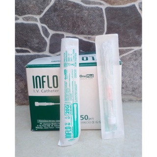 Jual Inflo I.V Catheter 20G x 32mm ONEMED / Jarum Infus Inflo / Satuan ...