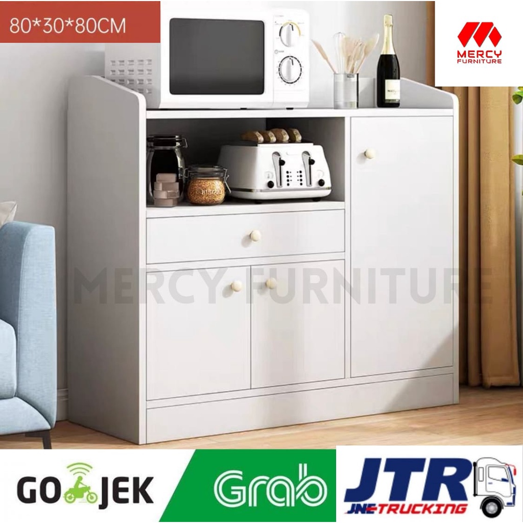 Jual MERCY Buffet Rak Dapur Rak Multifungsi | Shopee Indonesia