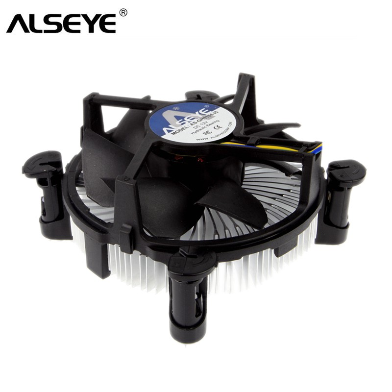 Jual IMPORT ALSEYE CPU Cooler 90mm CPU Fan with Heat Sink Radiator TDP ...