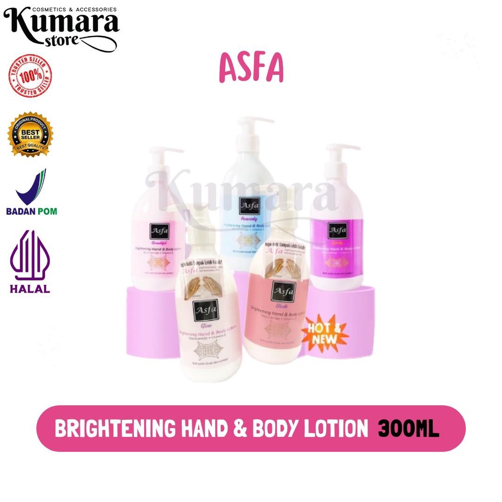 Jual KUMARA STORE - ASFA Brightening Hand & Body Lotion | Shopee Indonesia