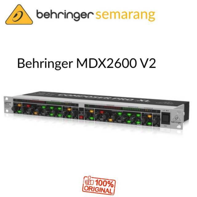 Jual Behringer MDX2600 V2 - MDX 2600 V2 2 Channel Compressor Limiter ...